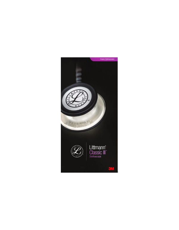 3M LITTMANN CLASSIC III STETHOSCOPE 5864 BURGUNDY Edition