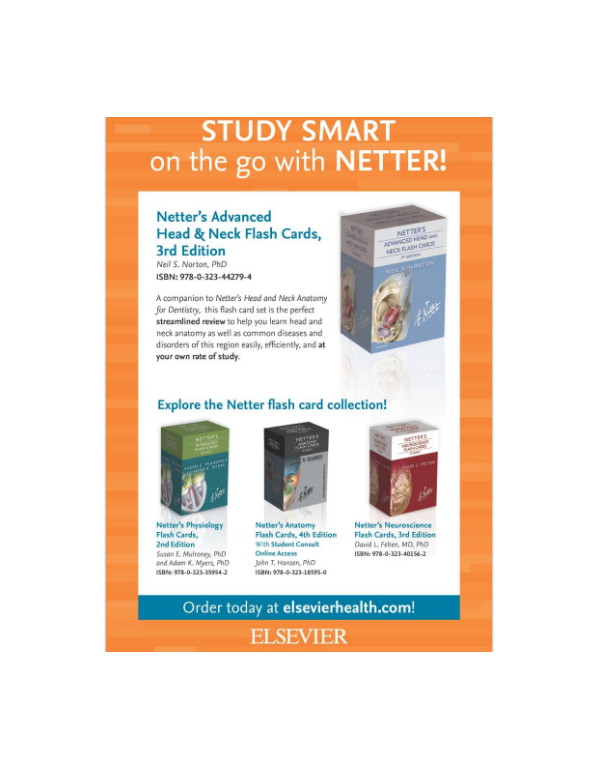 Netter's Head and Neck Anatomy for Dentistry, 3rd Edition