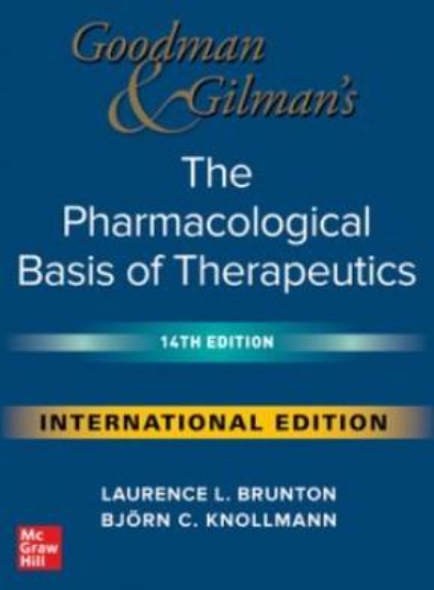 IE Goodman and Gilman`s The Pharmacological Basis of Therapeutics 14th ...