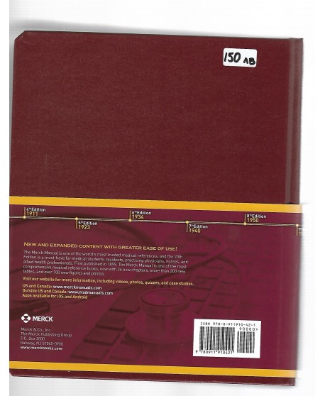 The Merck Manual 20Th Edition : The Merck Manual of Diagnosis and ...